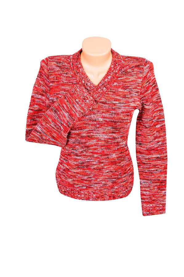 Comfortable Sweater on a White. Stock Image - Image of clothing, jersey ...