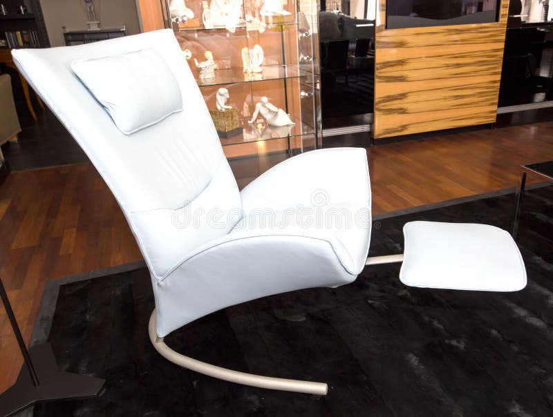 Comfortable Upholstered Chairs Stock Image - Image of leisure, indoors ...