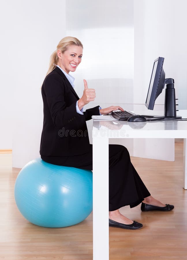 Comfortable Working Environment Stock Image - Image of back, health ...