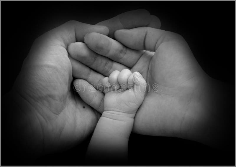Comforting hands stock photo. Image of mother, baby, comfort - 25431278