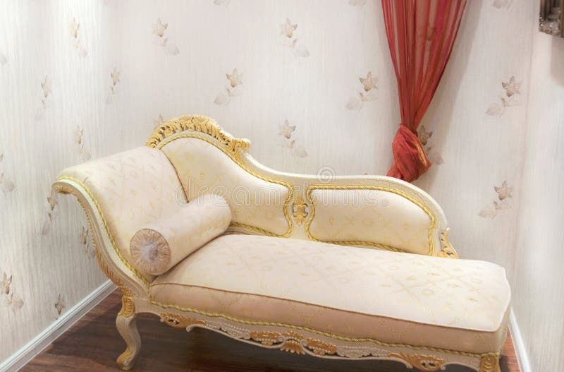 Comfy lounge chair stock photo. Image of chair, drape - 8878348