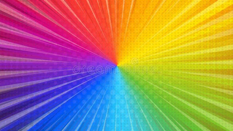 Pop Art Retro Comic Background. Abstract Cartoon Cover with Texture ...