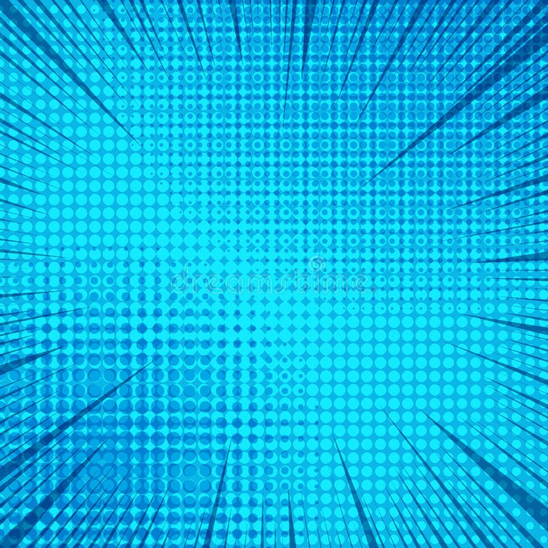 Comic Abstract Blue Bright Template Stock Vector - Illustration of blue ...