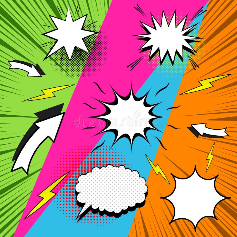 Comic Book Arrows Stock Illustrations – 187 Comic Book Arrows Stock ...