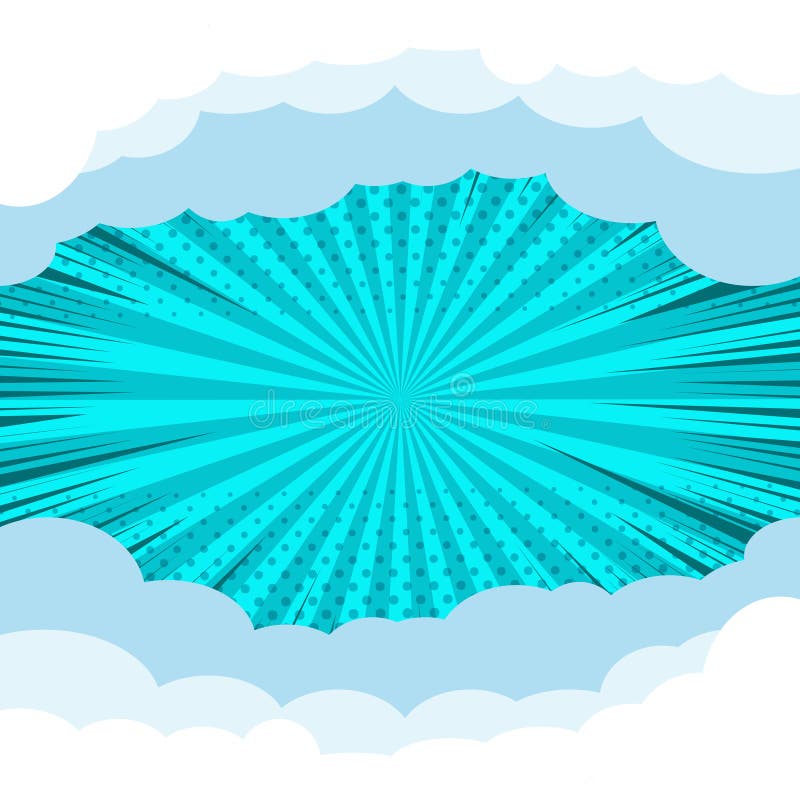 Comic Abstract Bright Template Stock Vector - Illustration of explosive ...