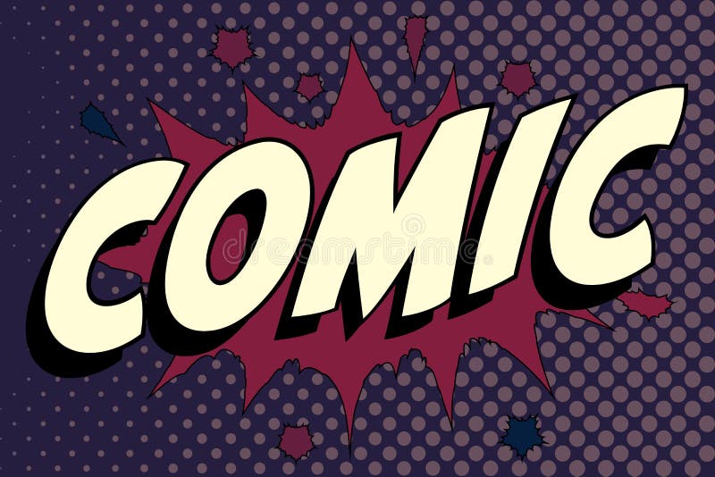 Comic Abstract Cartoon Frame Vector Background. Boom Stock Illustration ...