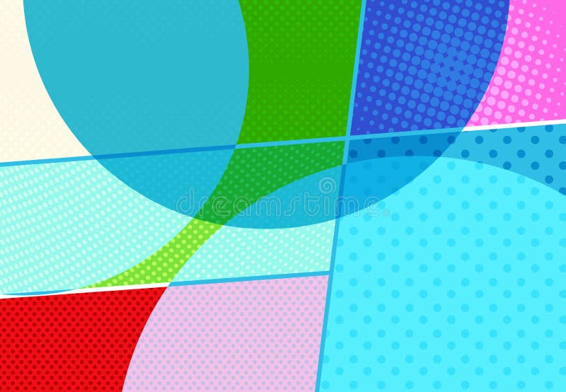 Comic Abstract Elegant Light Composition Stock Vector - Illustration of ...