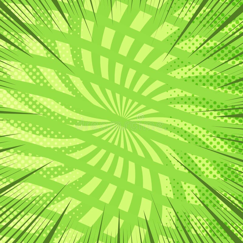 Abstract Green Comic Background Stock Vector - Illustration of abstract ...