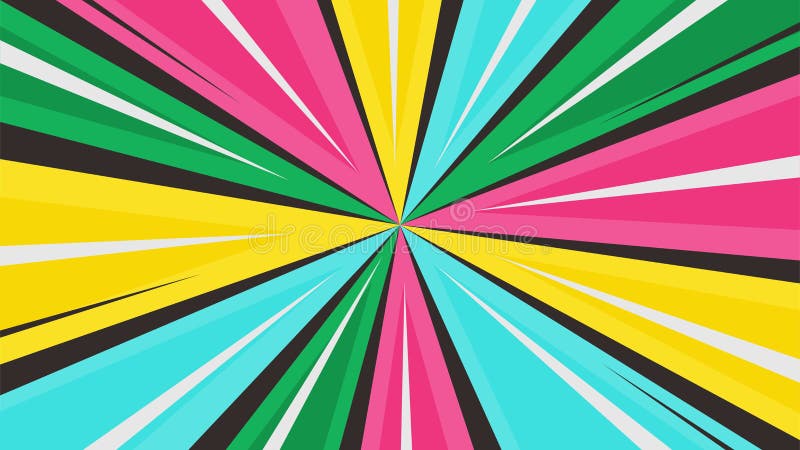 Comic Action Line Vector Design Stock Vector - Illustration of lines ...