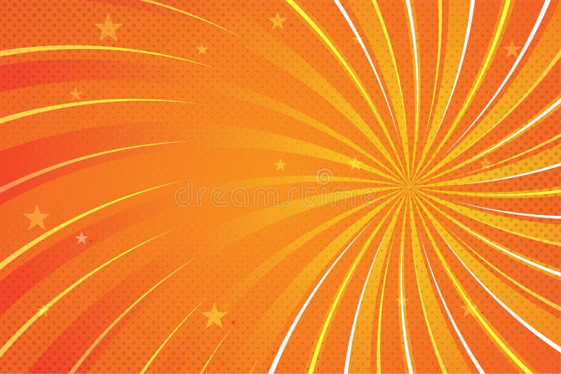 Vector Illustrated Cartoon Comic Halftone Fun Background. Stock ...