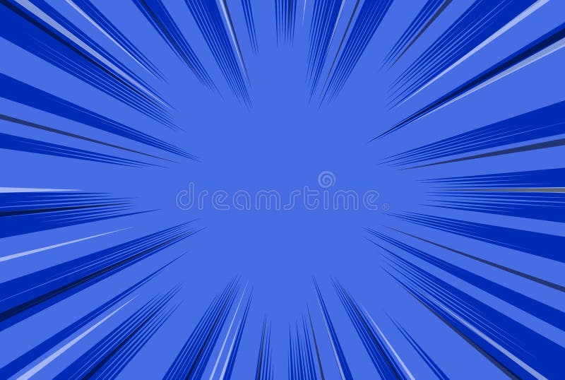 Comic Background, Blue Color Pop Art Animation Stock Illustration ...