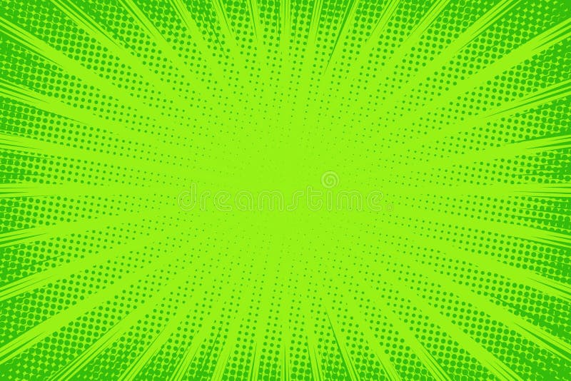 Comic Background. Pop Art Texture. Starburst Cartoon Style. Anime ...