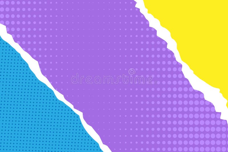 Comic Background in Retro Pop Art Style. Stripe and Dotted Bright ...