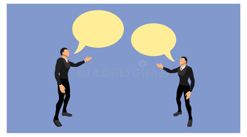 Comic Balloon Conversation Characters. Narration and Verbal ...