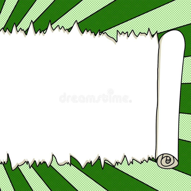 Comic Blank Speech Bubble with Copy Space Over Color Background Design ...