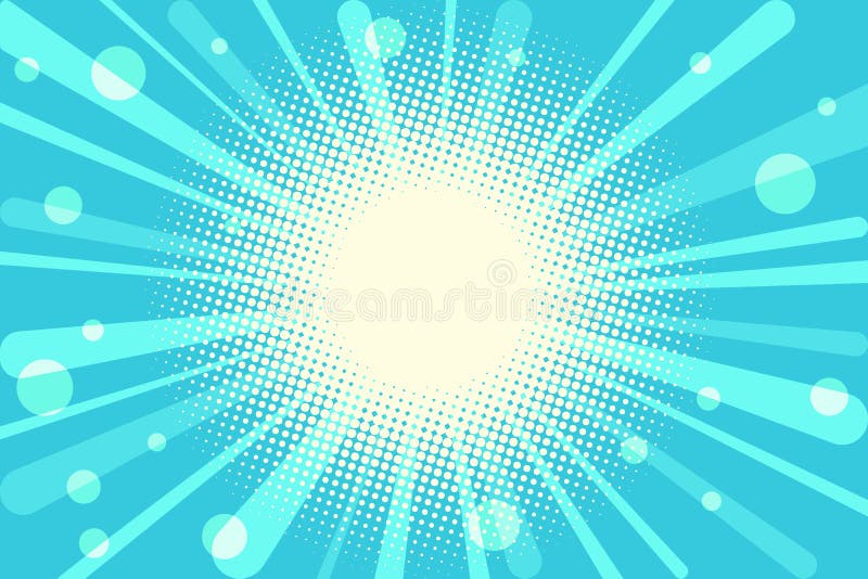 Comic blue background stock vector. Illustration of blue - 158567216