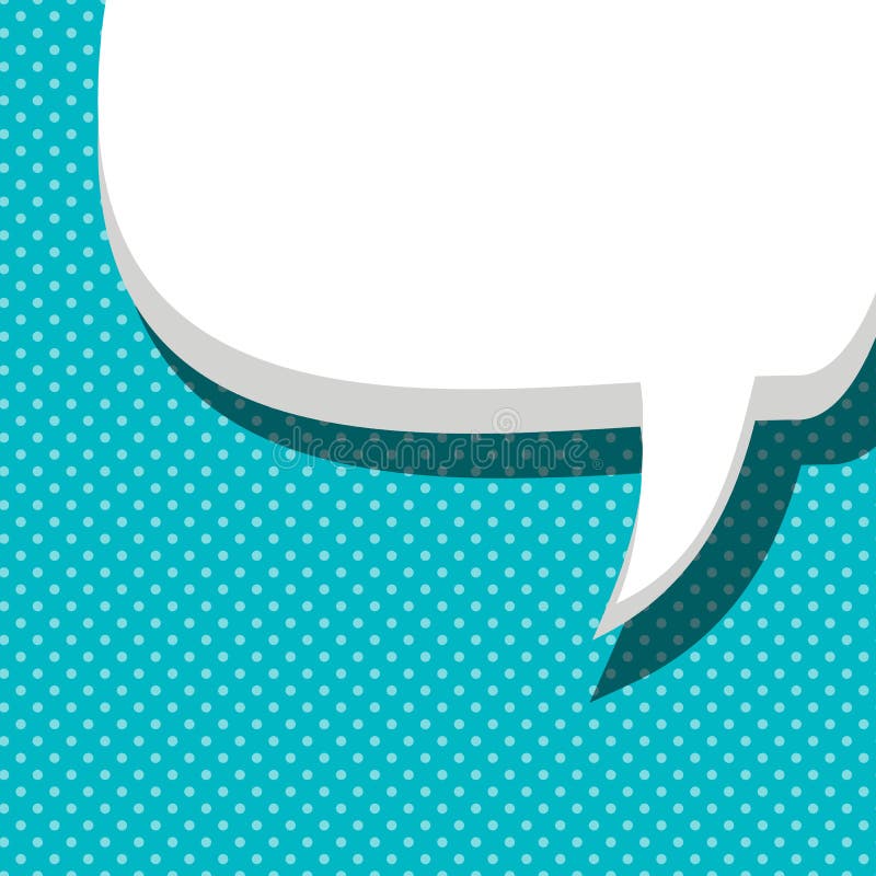 Comic Blue Background Sketch Balloon Stock Vector - Illustration of ...