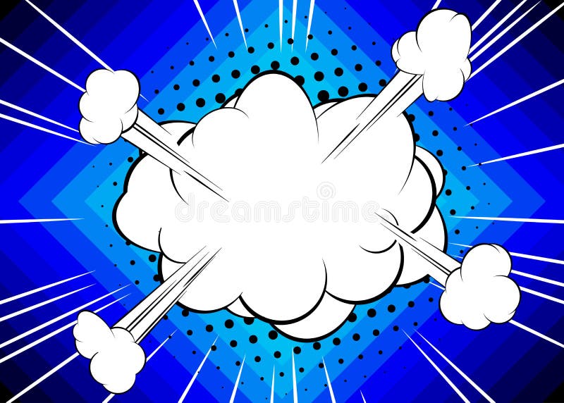 Comic Book Abstract Background. Vector Comics Wallpaper Stock Vector ...