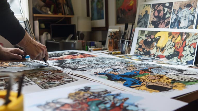 196 Comic Book Table Stock Photos - Free & Royalty-Free Stock Photos ...