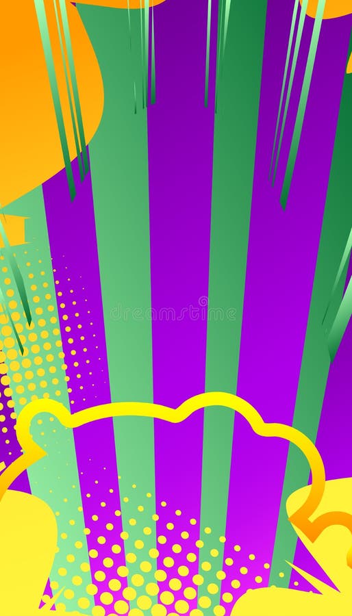 Comic Book Background with Zoom Effect. Stock Vector - Illustration of ...