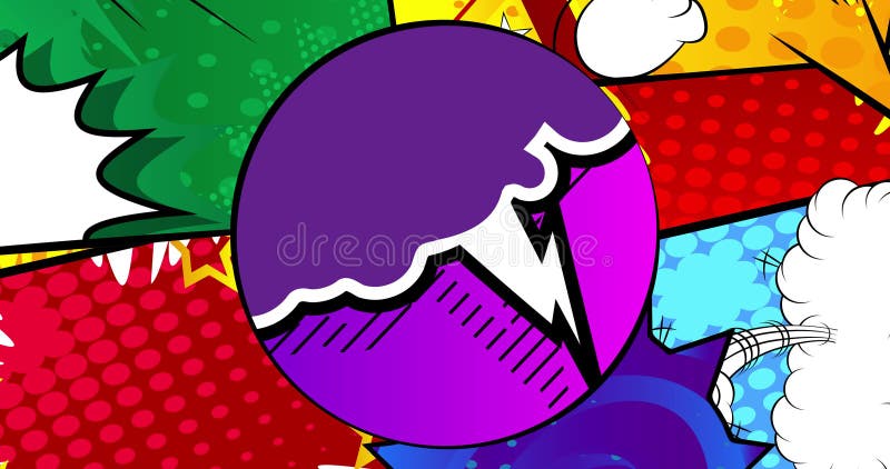 4k Animated Comics Moving, Changing Elements, Wallpapers. Retro Pop Art ...