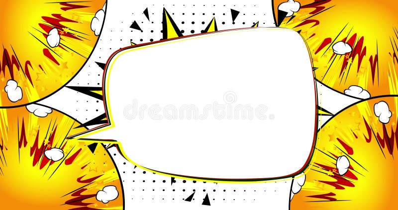 Comic Book Background. Motion Poster Stock Video - Video of bubbles ...