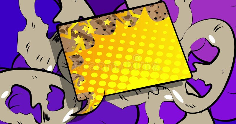 Comic Book Background. Motion Poster Stock Video - Video of animated ...