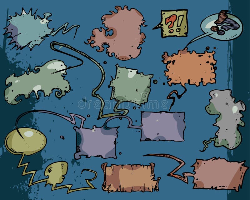 Comic Book Word Balloons Stock Illustrations – 76 Comic Book Word ...