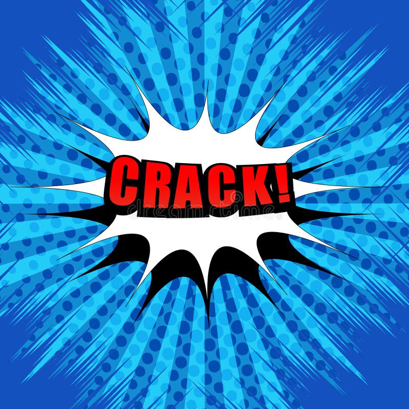 Comic Book Word Crack Stock Illustrations – 256 Comic Book Word Crack ...