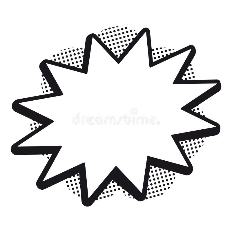 Comic Book Cartoon Callout Box Vector Stock Illustration - Illustration ...