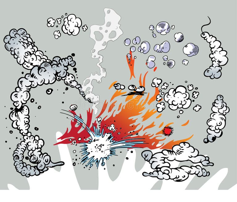 Comic Book Flames Stock Illustrations – 292 Comic Book Flames Stock ...