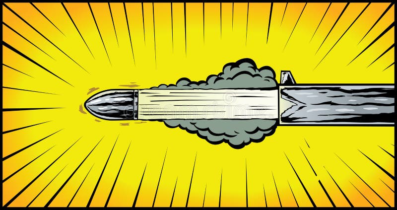 Bullet and Barrel stock vector. Illustration of firing - 29881200