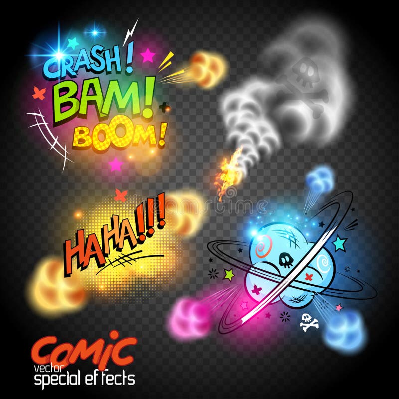 Comic Strip Speech Bubbles stock vector. Illustration of design - 34573755