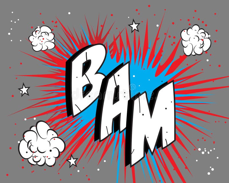 Comic book explosion stock vector. Illustration of cartoon - 10657009
