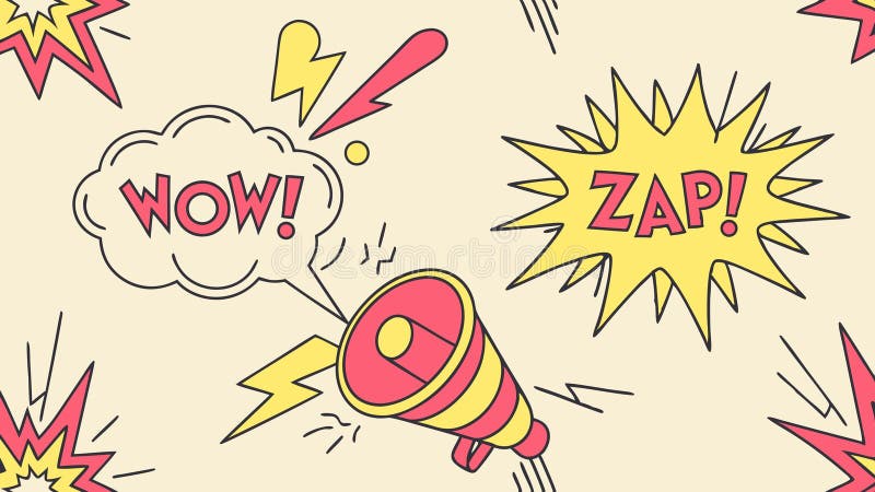 Comic Book Explosion Bubbles, Pop Art Vector Design Generative AI Stock ...