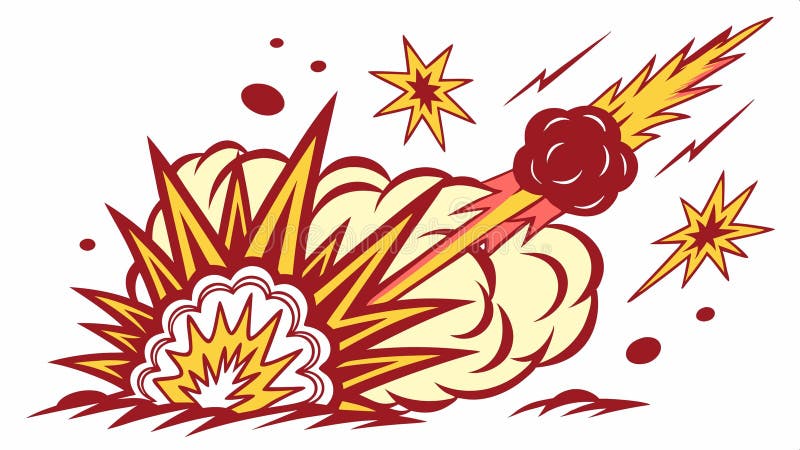 Comic Book Explosion Effect, Action and Dynamic Graphic Design Vector ...
