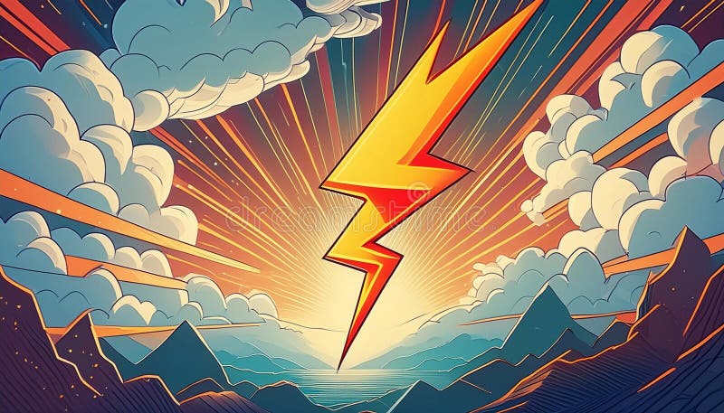 Comic Book Explosion Ray Red Yellow Purple Background Illustration Art ...