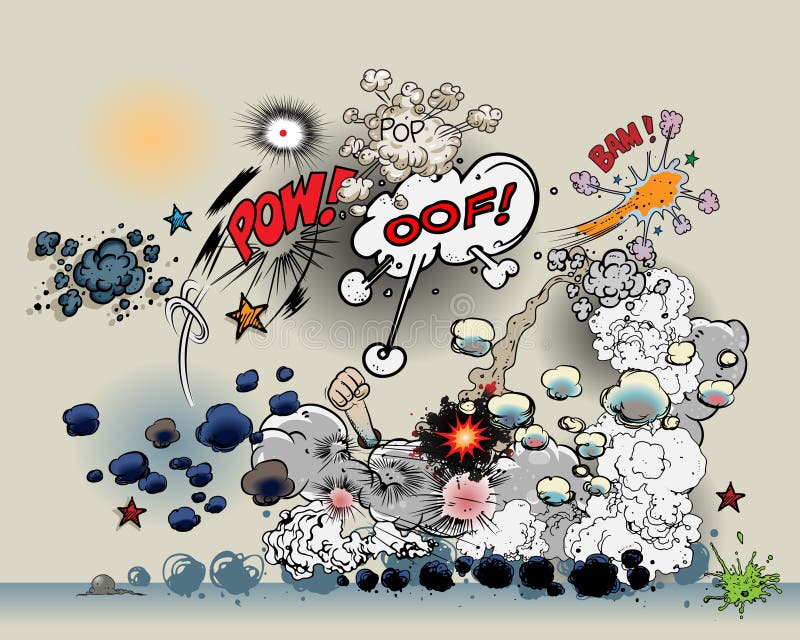 Comic book elements stock vector. Illustration of color - 10646584