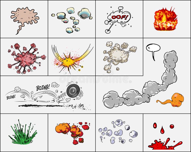 Comic book explosion stock vector. Illustration of cool - 13172403