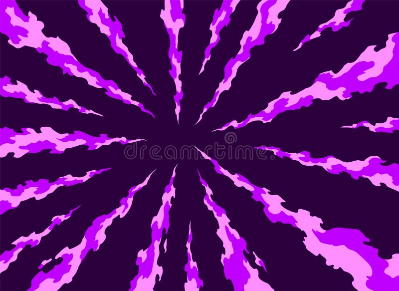 Comic Book Flame Background. Cartoon Explosion Element. Boom Cloud and ...