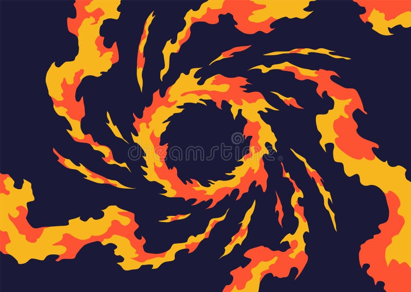 Comic Book Flame Background. Cartoon Explosion Element. Boom Cloud and ...