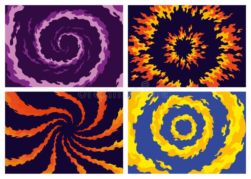 Comic Book Flames Backgrounds. Cartoon Explosion Element. Boom Cloud ...