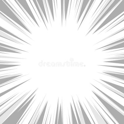 Comic Book Flash Explosion Radial Background. Vector Stock Vector ...