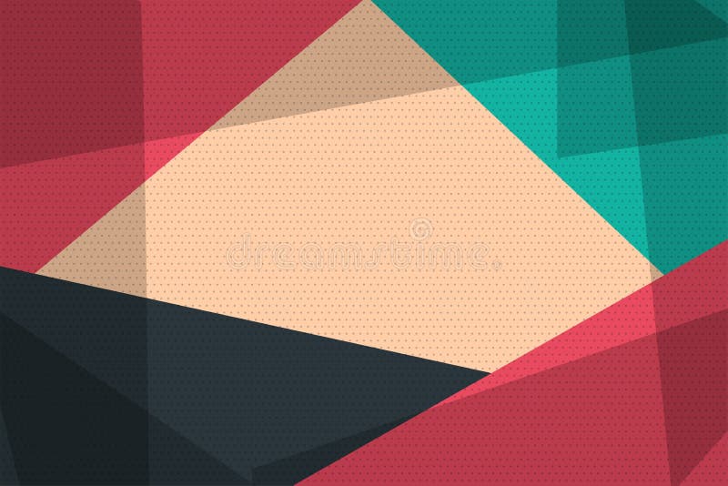 Comic Book Geometric Pop Art Retro Background Stock Vector ...