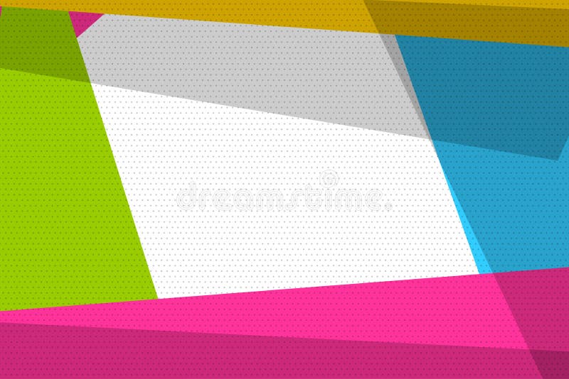 Comic Book Geometric Pop Art Retro Background. Stock Vector ...