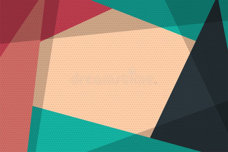 Comic Book Geometric Pop Art Retro Background Stock Vector ...