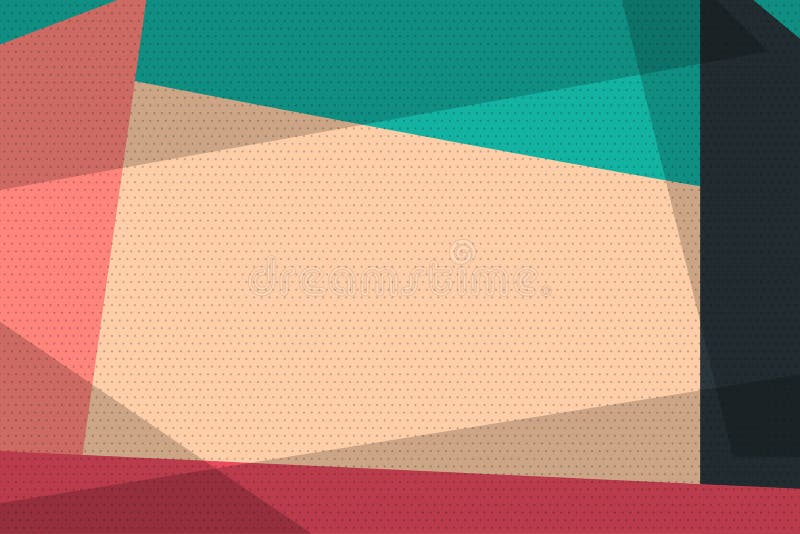 Comic Book Geometric Pop Art Retro Background Stock Vector ...