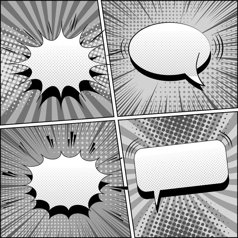 Gray Comic Book Background Stock Illustrations – 1,669 Gray Comic Book ...