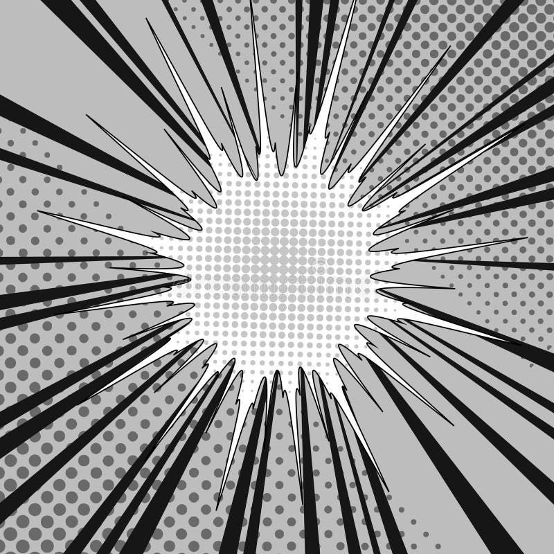 Comic book gray template stock vector. Illustration of cover - 110238463