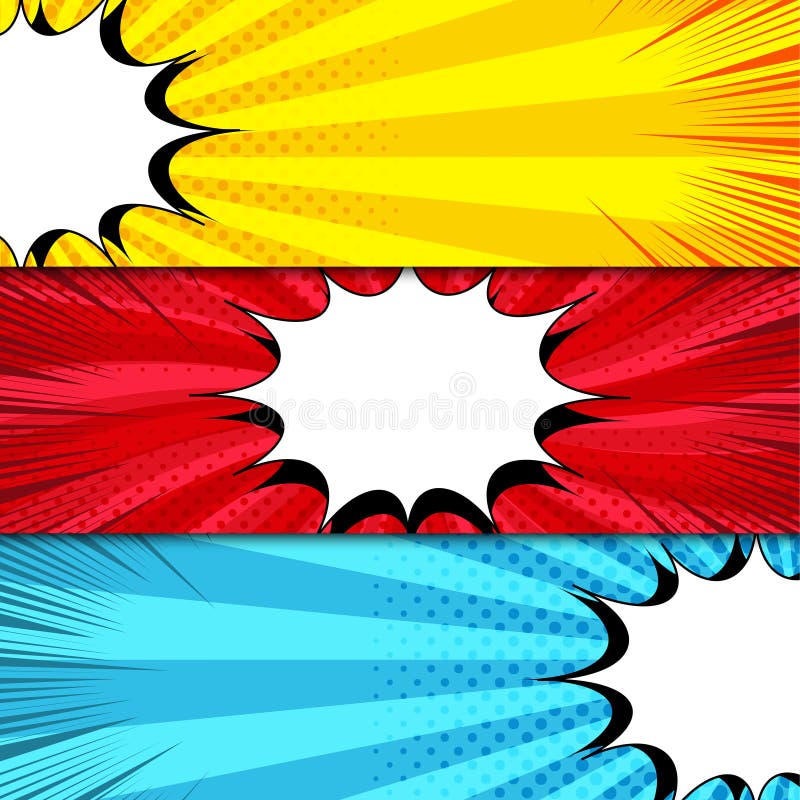Comic Book Border stock vector. Illustration of playful - 15248018